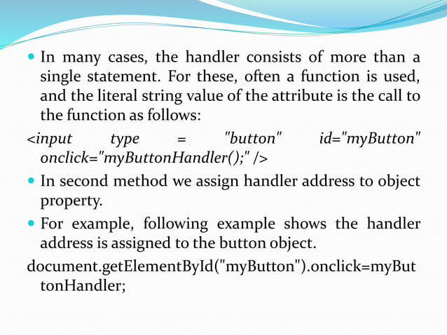 Unit Ii Java Script And Xhtml Documents And Dynamic Documents With Javascript Ppt