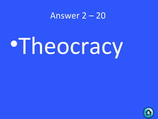 Unit II: Mesopotamia jeopardy game | PPT