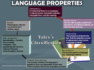 Human Language vs Animal Communication | PPT