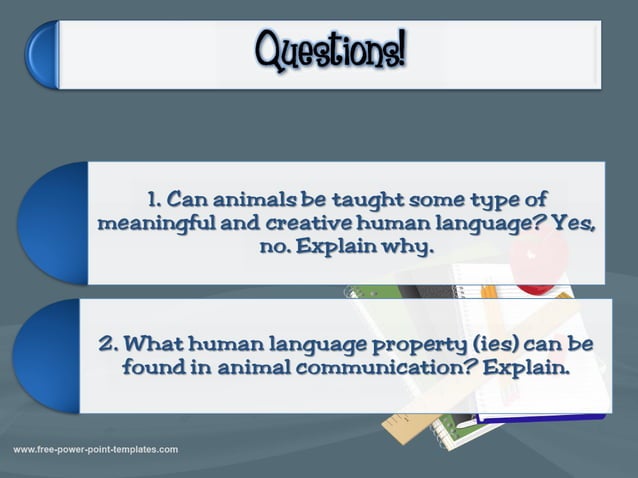 Human Language vs Animal Communication | PPT