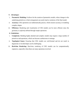 Unit II Learning Material-GEOMETRIC MODELLING | PDF