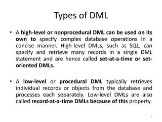 UNIT II Lecture 3 Querying Relational Data Database Languages.pptx