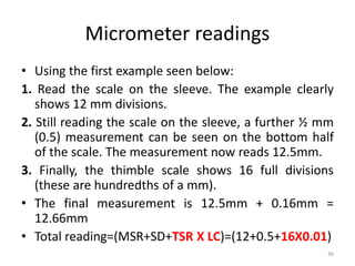 UNIT II LINEAR AND ANGULAR MEASUREMENTS | PPTX