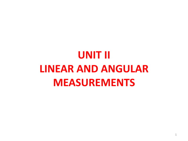 LINEAR AND ANGULAR MEASUREMENTS | PPTX | Physics | Science