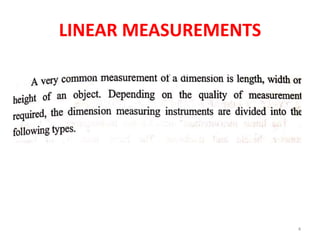 LINEAR AND ANGULAR MEASUREMENTS | PPTX