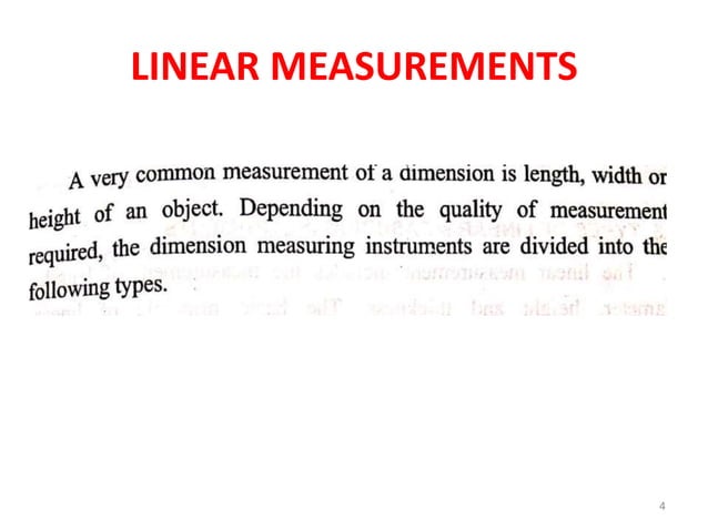 LINEAR AND ANGULAR MEASUREMENTS | PPTX | Physics | Science