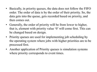 Unit ii linear data structures | PPTX