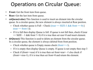 Unit ii linear data structures | PPTX