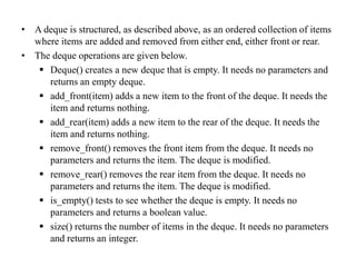 Unit ii linear data structures | PPT