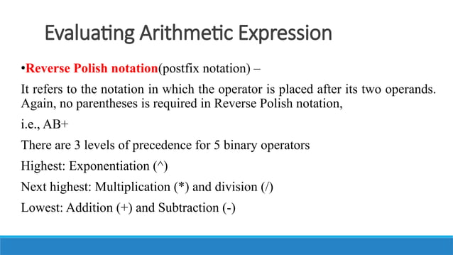 UNIT II LINEAR DATA STRUCTURES – STACKS.pptx | Programming Languages | Computing