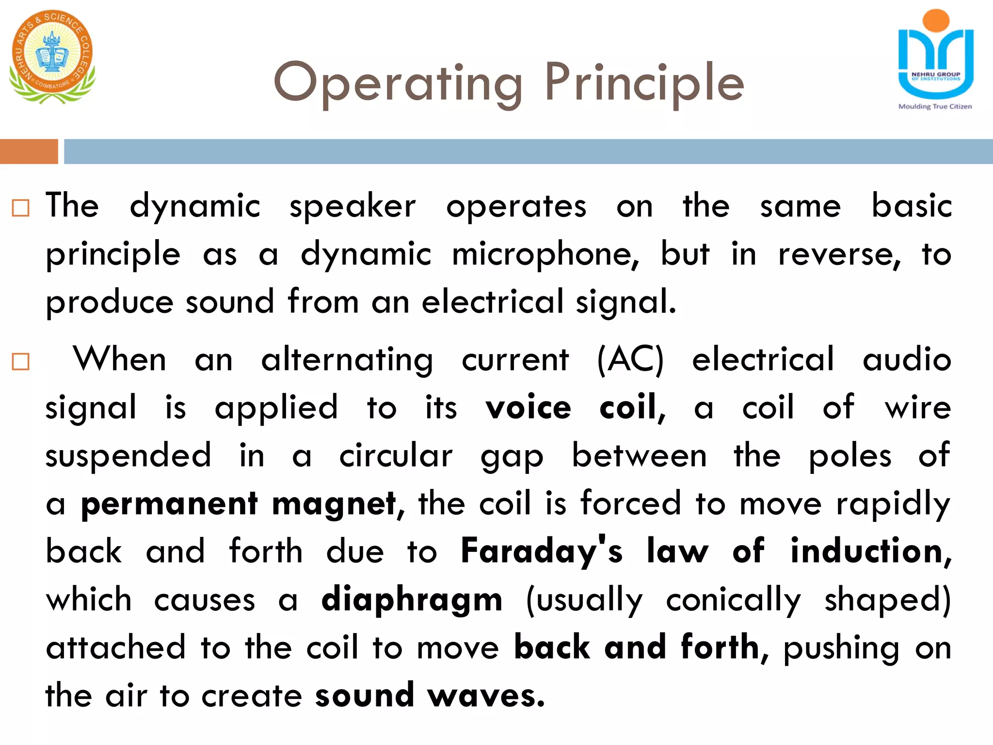 Loudspeaker-Types, designs, Application & Crossover | PDF