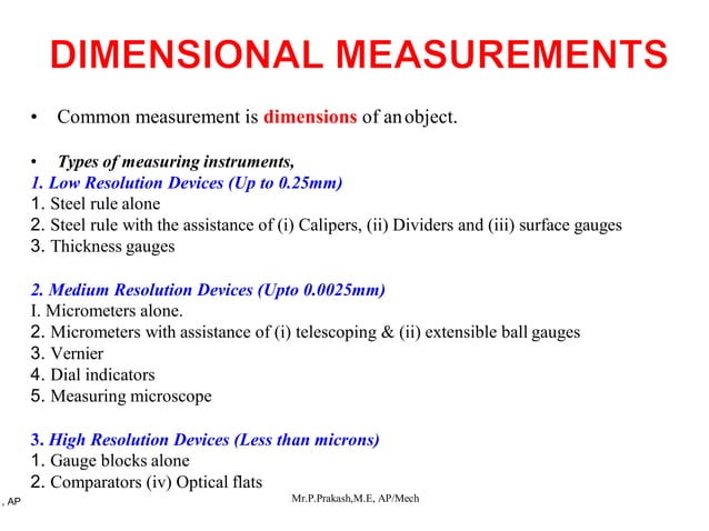 UNIT II MEASUREMENT OF LINEAR, ANGULAR DIMENSIONS, ASSEMBLY AND TRANSMISSION ELEMENTS.pdf