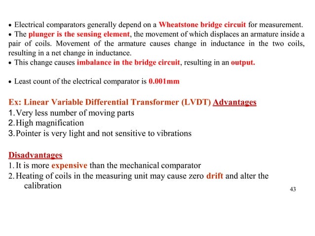 UNIT II MEASUREMENT OF LINEAR, ANGULAR DIMENSIONS, ASSEMBLY AND ...