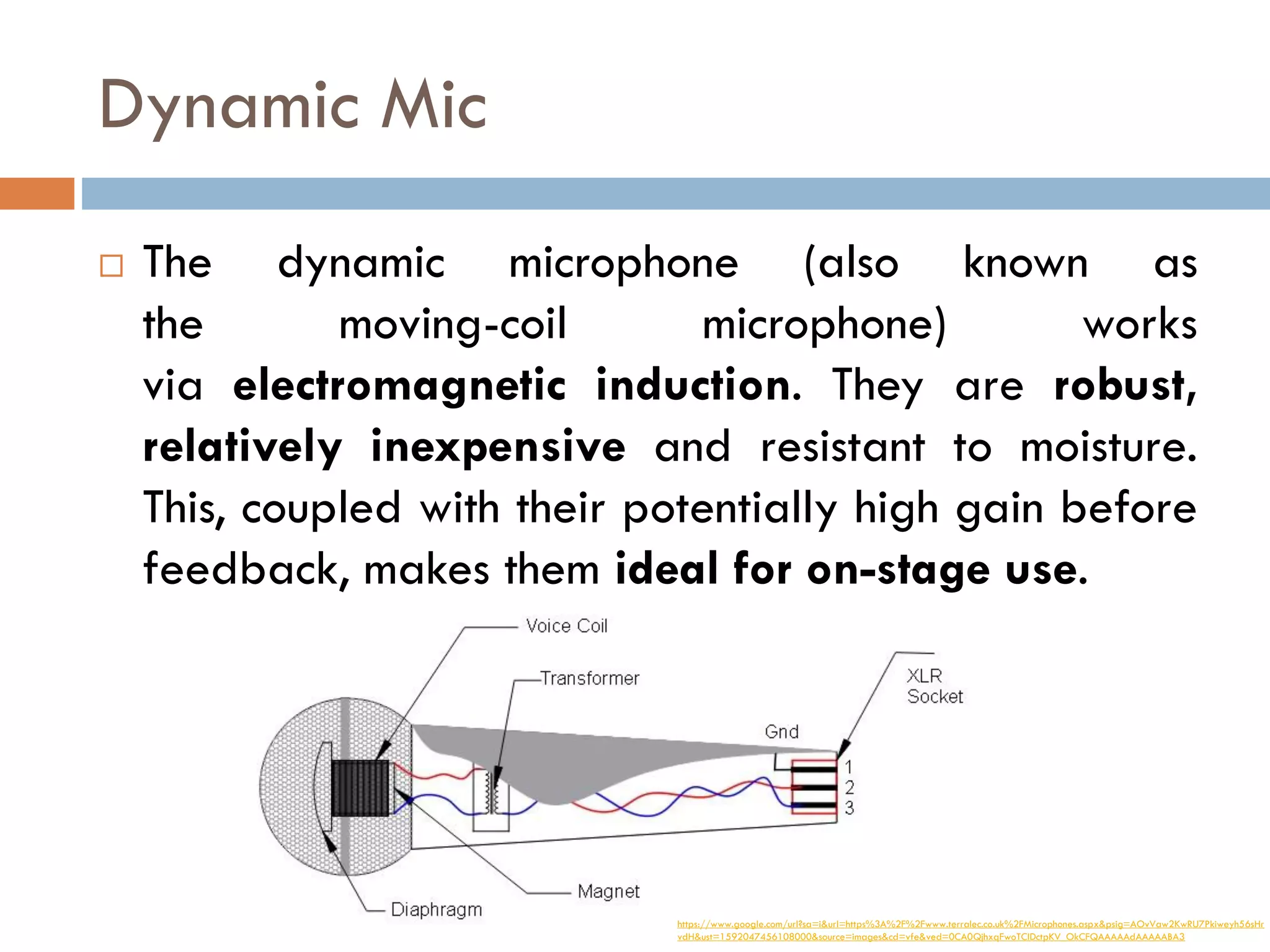Microphones-Type, Characteristics, design, Applications, techniques ...