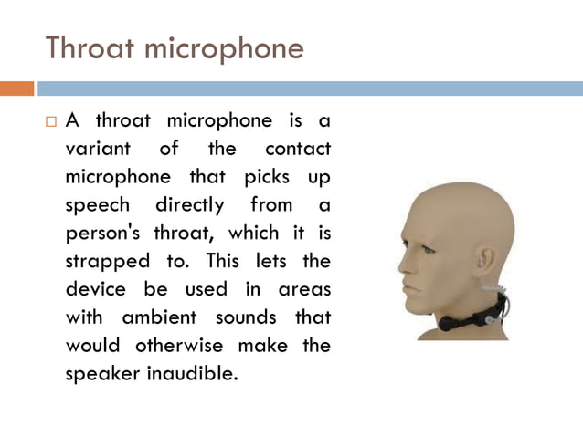 Microphones-Type, Characteristics, design, Applications, techniques ...
