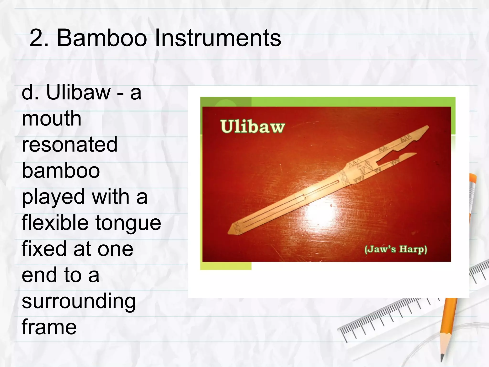 Unit ii music of the cordillera, mindoro, palawan and the visayas | PPT