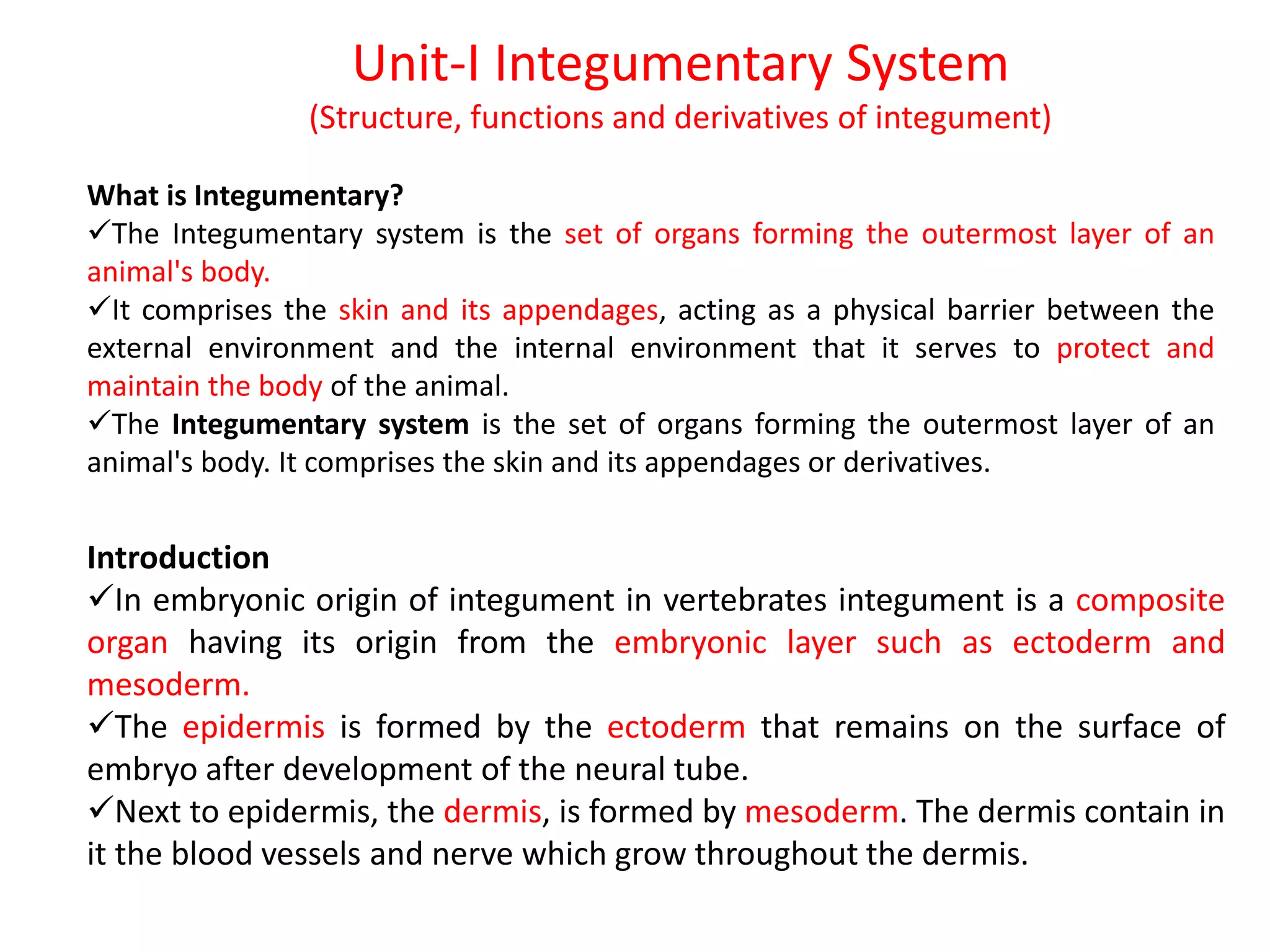 Unit I Integumentary system-Skin.pptx
