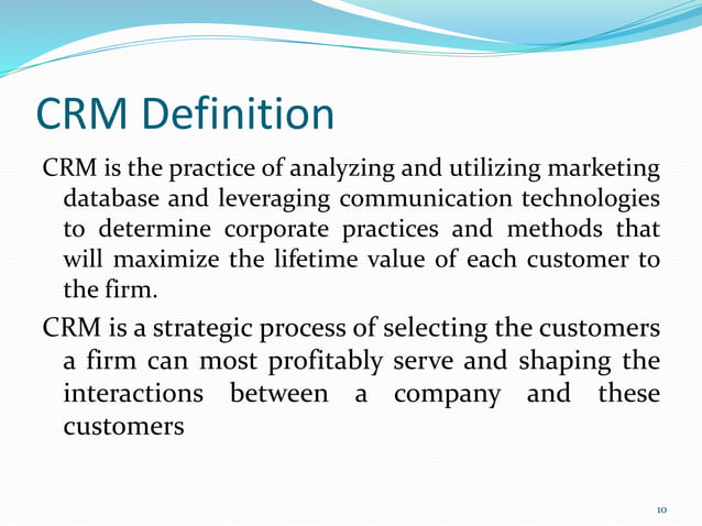 Unit I introduction to CRM.pptx