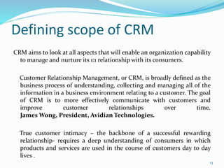 Unit I introduction to CRM.pptx