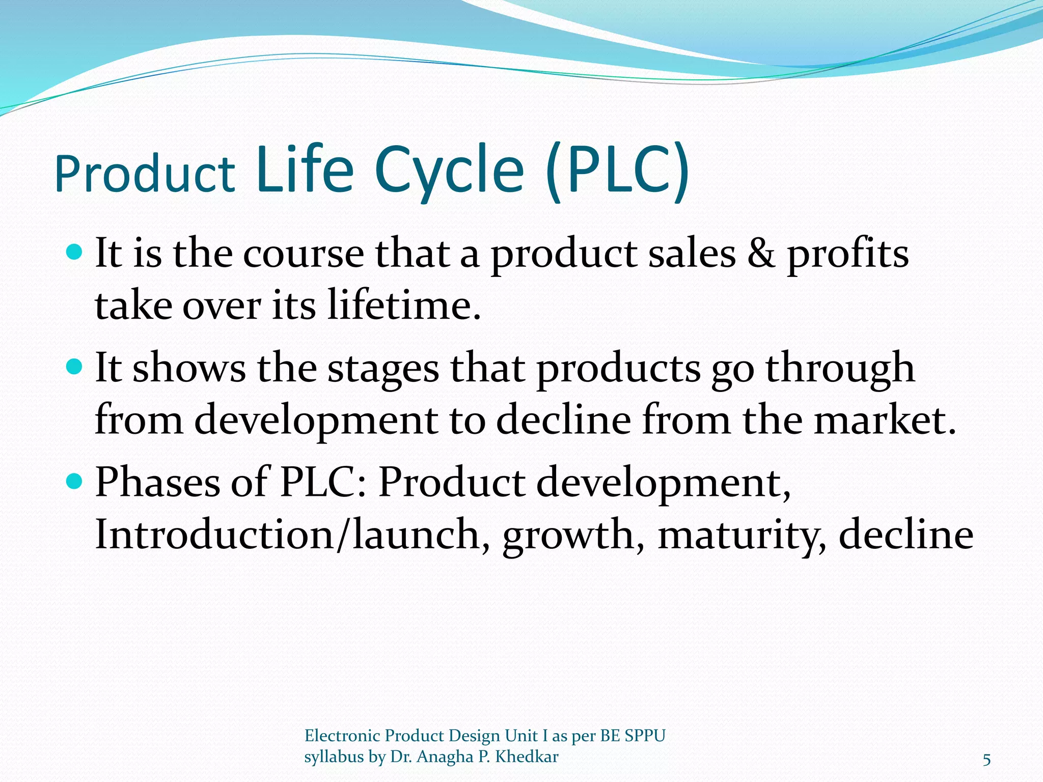 Unit i introduction to electronics product design | PPTX