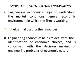 Unit i introduction to engineering economics. | PPTX