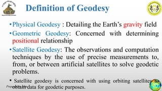 Introduction to Geodesy-Types, Shape of earth | PPTX