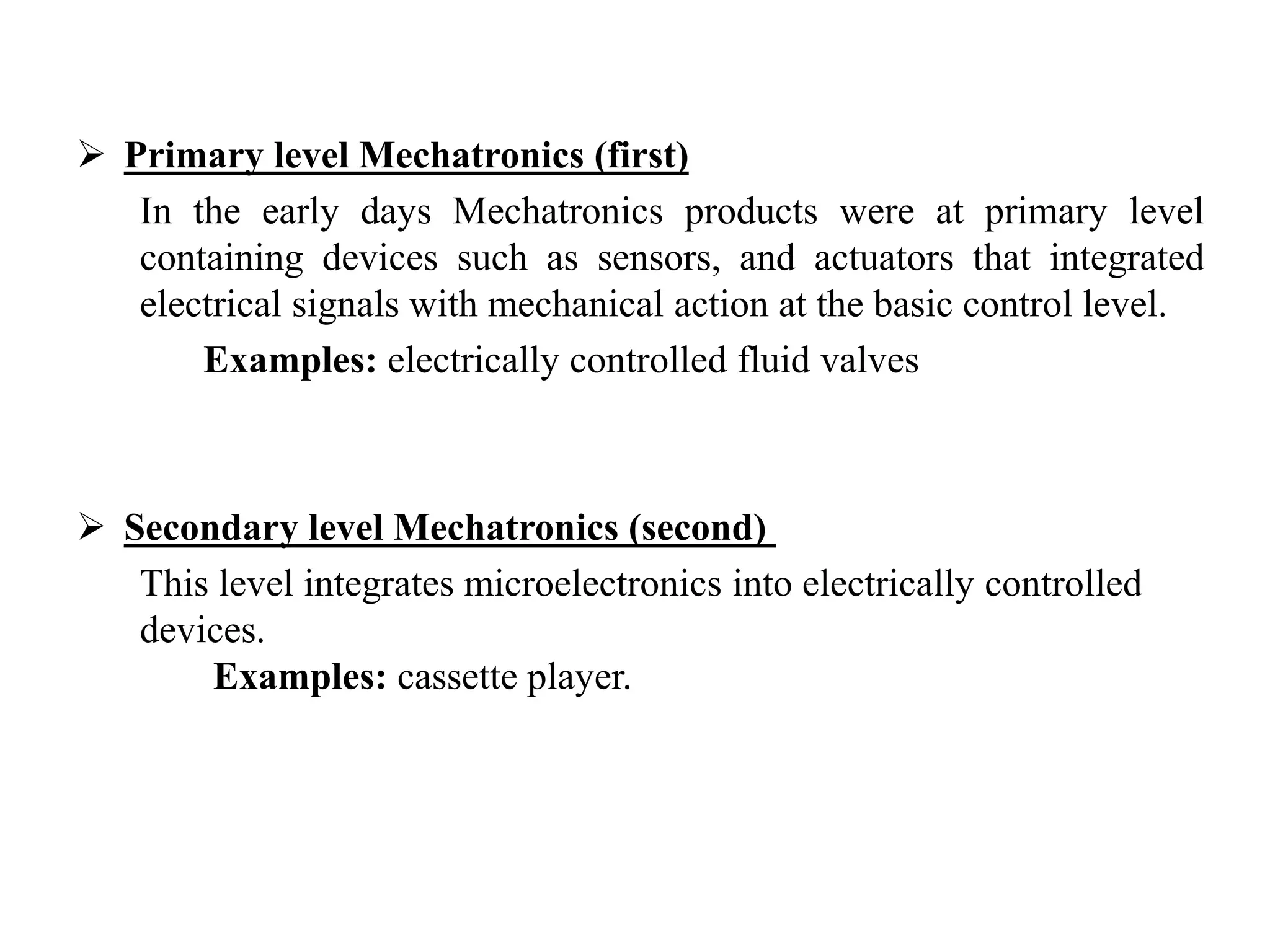 Introduction to Mechatronics | PPTX