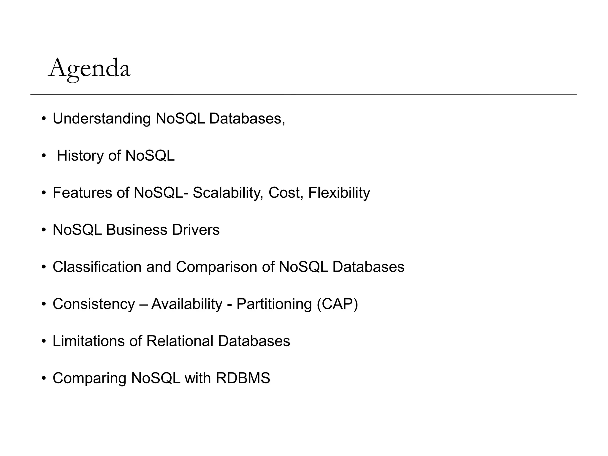 UNIT I Introduction to NoSQL.pptx