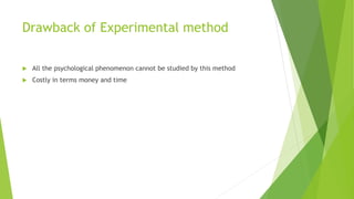 Unit – i introduction to psychological basis of | PPTX
