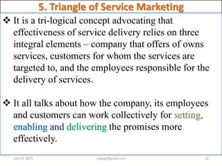 Introduction to service marketing | PPTX