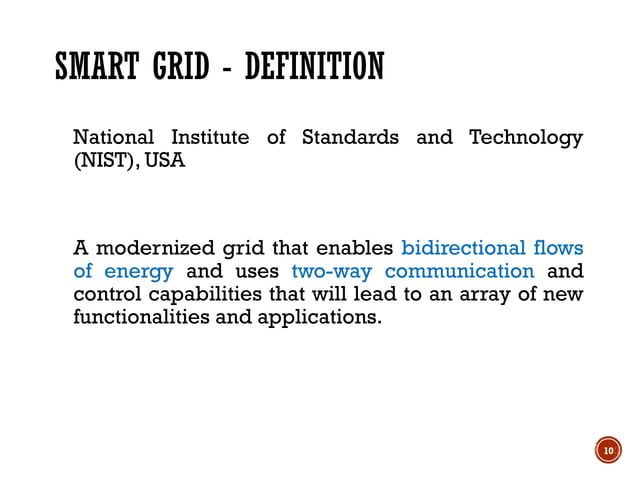 Unit I Introduction to Smart Grid.pptx smart automatic | PPTX