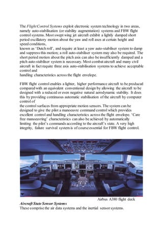 Unit i introduction to avionics | DOCX