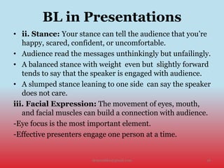 Unit-II PDBS/Non-Verbal Communication | PPT