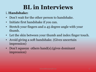 Unit-II PDBS/Non-Verbal Communication | PPT