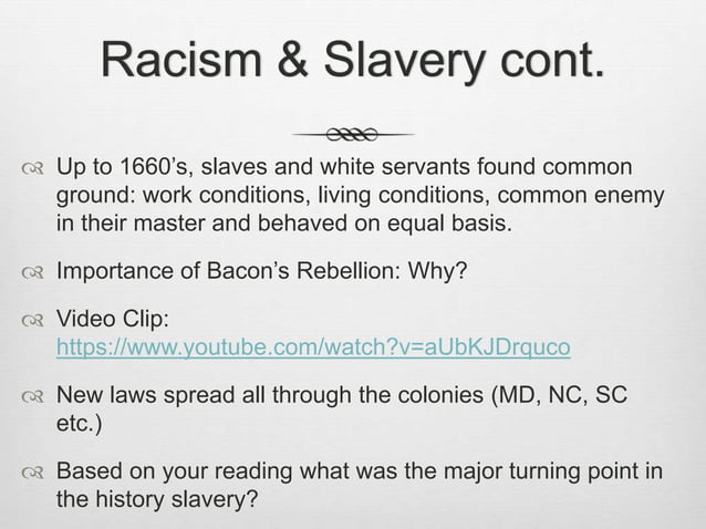 Unit ii origins of slavery ppt | PPTX