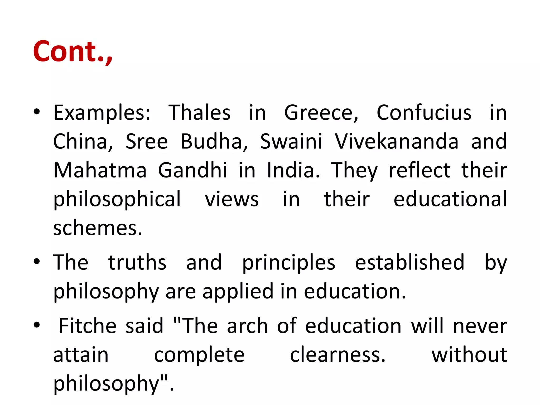Philosophical Bases of Education | PDF