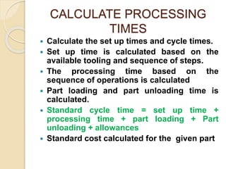 Unit ii Process Planning | PPTX