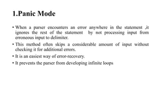 module 2 introduction to syntax analysis | PPT