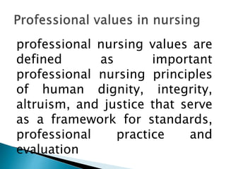 UNIT II professional value.pptx