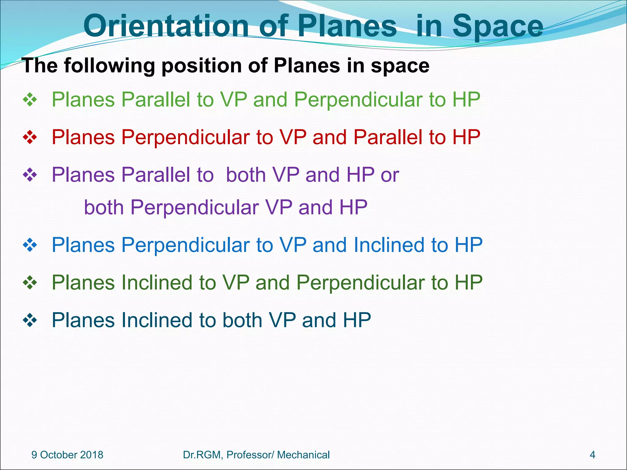 Unit ii projection of planes | PDF