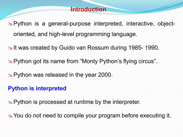Python for Beginners(v1) | PPTX | Programming Languages | Computing