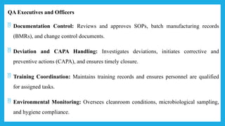 Pharmaceutical Quality Assurance Unit II ppt | PPTX