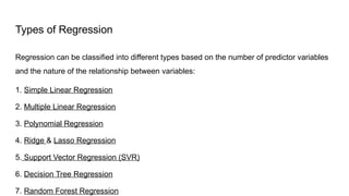 UNIT II Regression & its Types notes.pptx