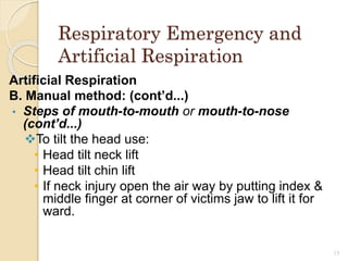 Unit II Respiratory Emergency.pptx respiration | PPTX