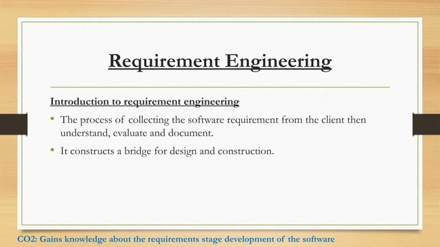 Requirements Engineering Software Engineering | PPT