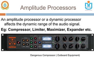Audio Signal Processors | PPT