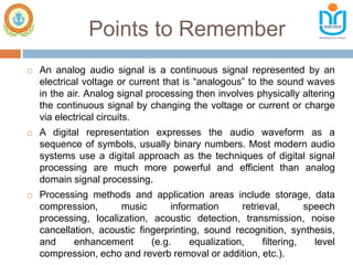 Audio Signal Processors | PPT