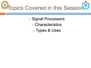Audio Signal Processors | PPT