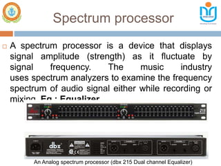 Audio Signal Processors | PPT