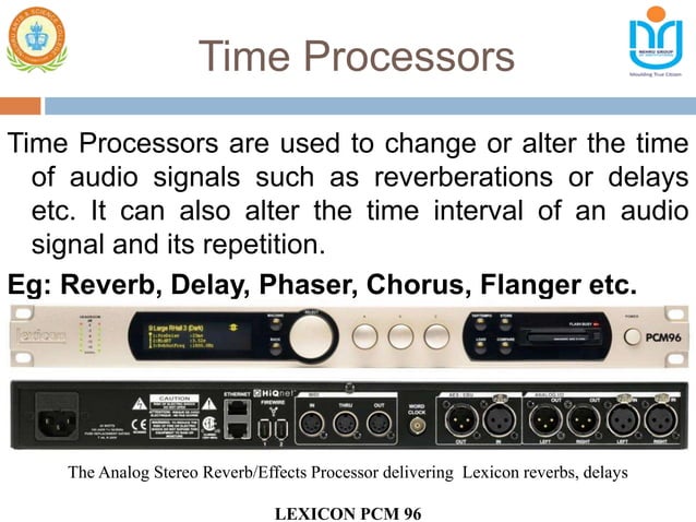 Audio Signal Processors | PPT